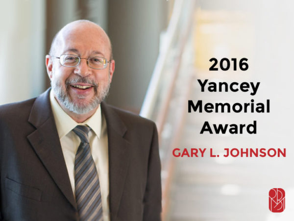 2016 Yancey Memorial Award | Richards Brandt